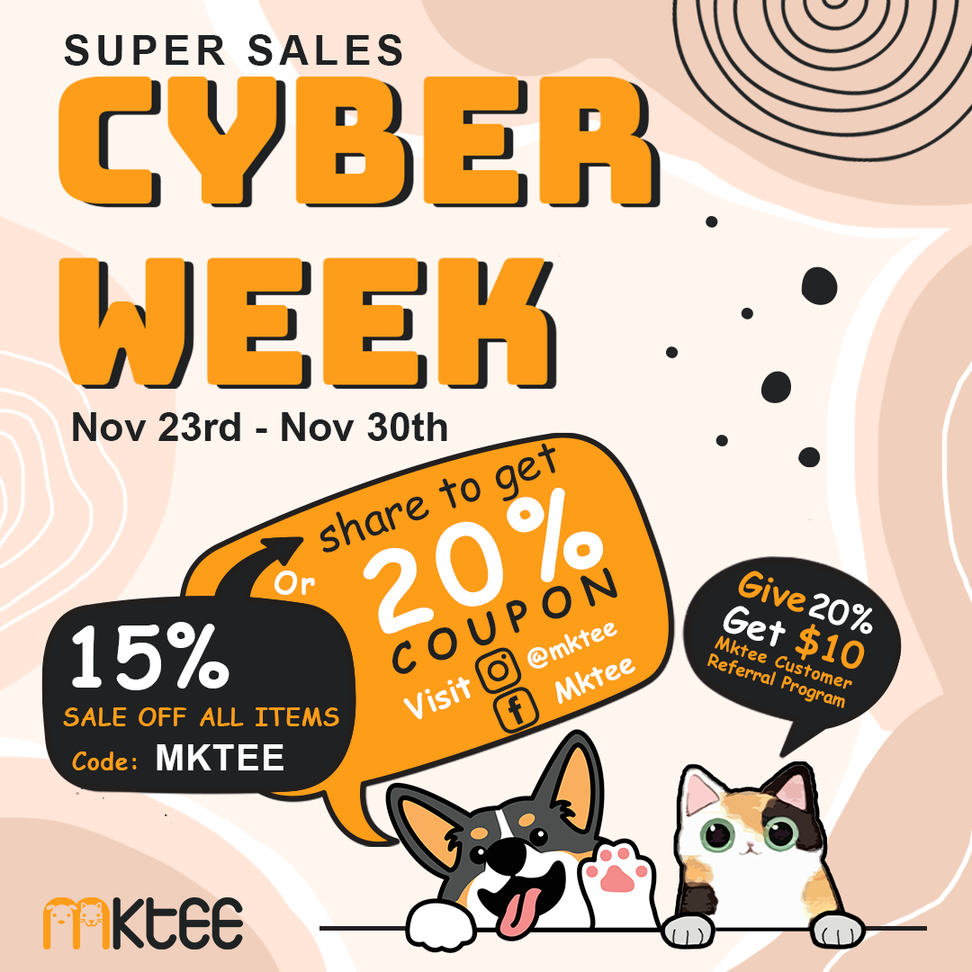 CYBER WEEK IS HERE! THE HUGE SALE IS HERE!